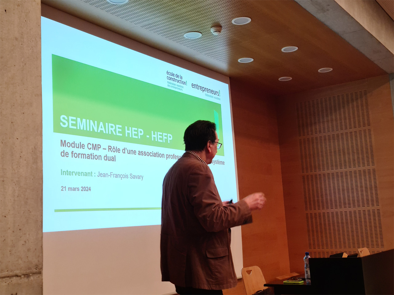 Visite de la HEP-HEFP à l'Ecole de la construction - École de la ...